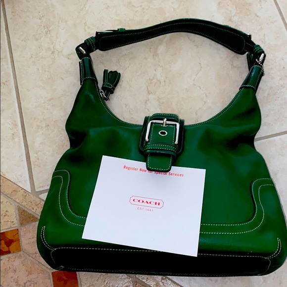 Coach | Bags | Forest Green Coach Bag | Poshmark